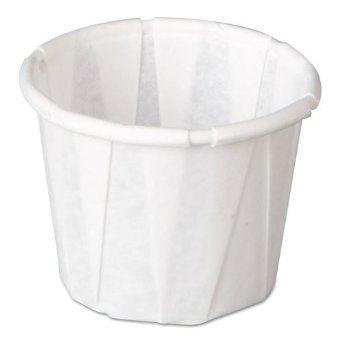 Genpak .5oz Paper Pleated Portion Cup - 3X Supply Las Vegas