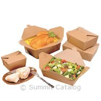 Biopak Hinged / Clamshell Container Supplier | 3X Supply Las Vegas